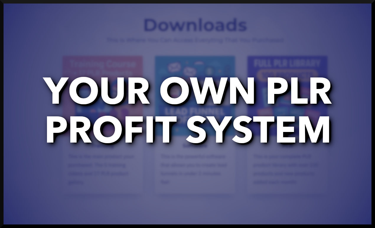 Login – PLR Funnel Factory